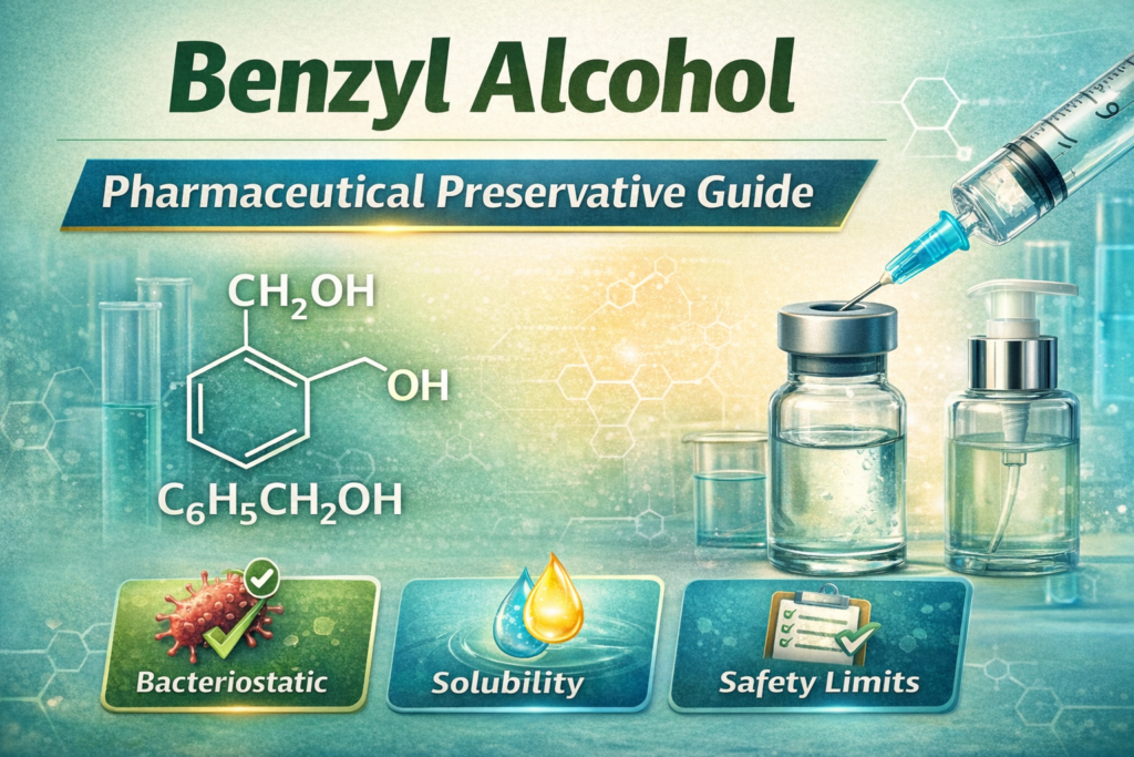 The Role of Benzyl Alcohol as a Pharmaceutical Preservative - Kanha ...